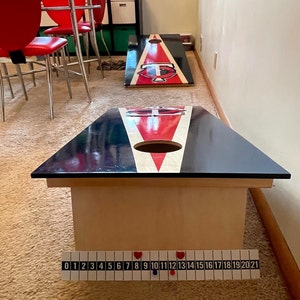 Upright Magnetic Scoreboard, Cornhole Bag or Washer Toss or Kan Jam ...