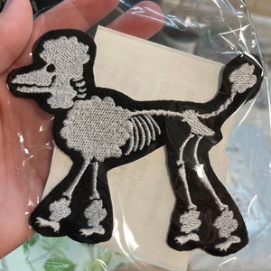Skeleton Poodle - Etsy