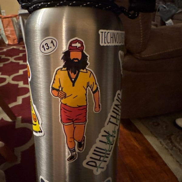 Forrest Gump Sticker OR Magnet - I Just Felt Like Running - Classic ...