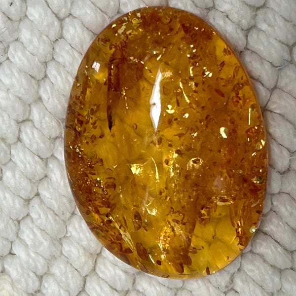 Large Natural Amber,collectors Specimen, Amber for Display, Large Palm ...