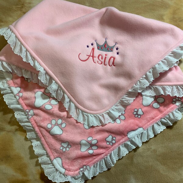 Cuddle Print Pink Paw Pet Minky Shannon Fabric by the Half Yard - Etsy