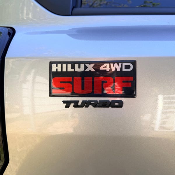 Turbo Badge 3D Sticker Decal Trim Exterior Accessories - Etsy