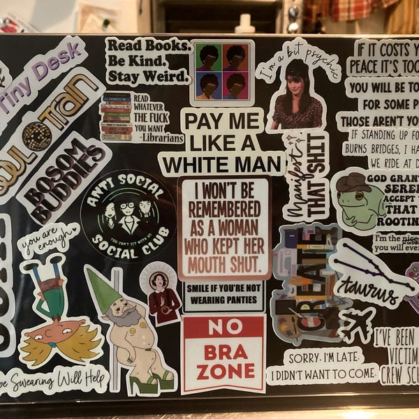 Pay Me Like A White Man Sticker | Laptop Sticker | Feminist Sticker ...