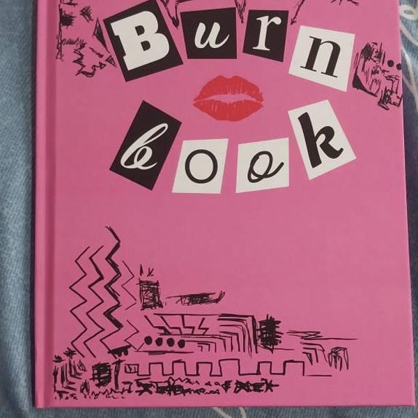 Burn Book Notebook From Mean Girls Movie and Stage Show - Etsy