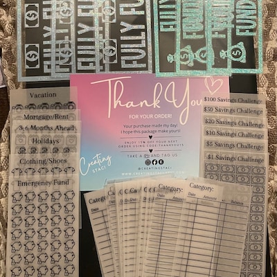 Budgeting Cash Envelopes A6 Cash Envelopes With Tabs for Cash Budgeting ...