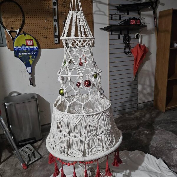 PATTERN Large Macrame Christmas Tree - Etsy