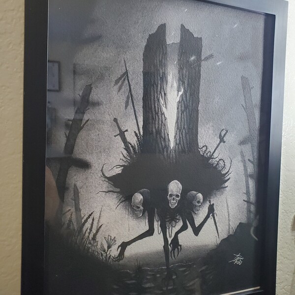 The Culling, Dark Art Print, Watercolor - Etsy