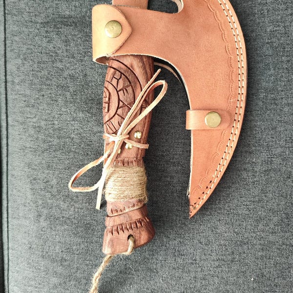 Beautiful Custom Handmade Viking Forged Axe, Collectibles Axe, Battle ...