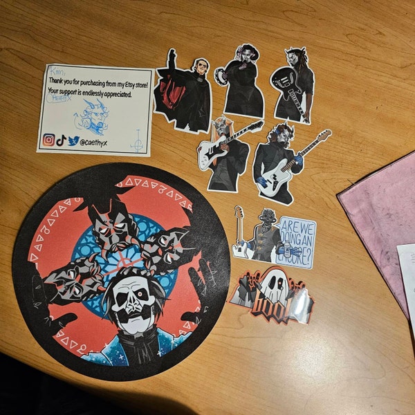 Cardinal and Ghouls Stickers - Etsy