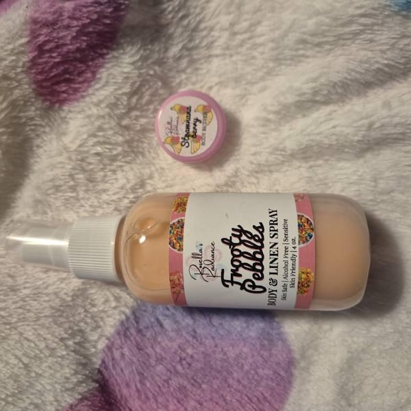 Strawberries and Cream Body & Linen Spray | Gourmand Scent | Body ...