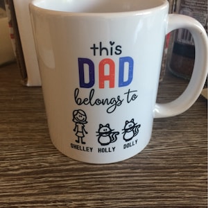 Personalised Dad Mug Custom Mug for Dad Father's Day Gift | Etsy