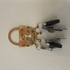 Padlock Shape Wall Mounted Hand Painted Ceramic Solid Brass Key Hooks ...