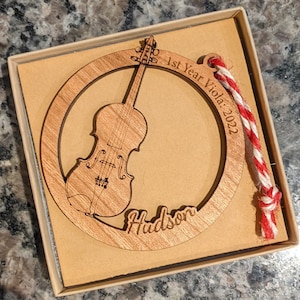 Violin Ornament Violinist Gift Musical Gift Music Teacher Gift Band ...