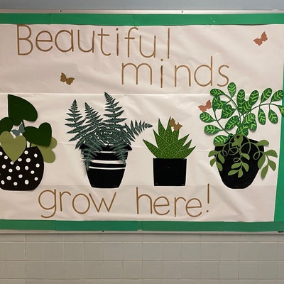 Plant Theme, Coffee Shop, Botanical Board, Pre-made, Succulent Board ...