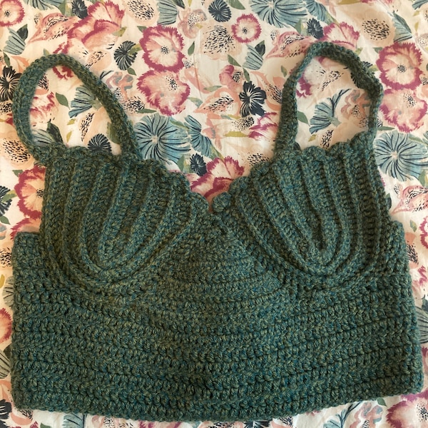 Ariel Top Crochet Pattern / Tutorial for Mermaid Like Crochet Top ...