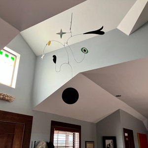 Joie De Vivre Colorée Midcentury Modern Hanging Mobile Art Mobile ...