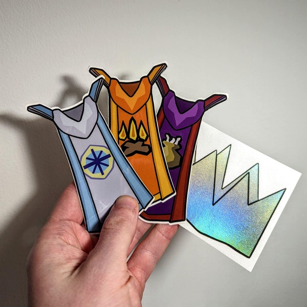 Old School Runescape God Symbols Vinyl Sticker | Old School Runescape ...