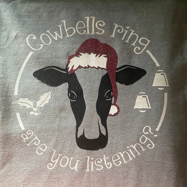 Cowbells Ring Are You Listening Svg | Cow Christmas Svg | Farm Life ...
