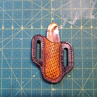 Knife Sheath Template Pattern, Pocket Knife Case Pdf, Leather Products ...