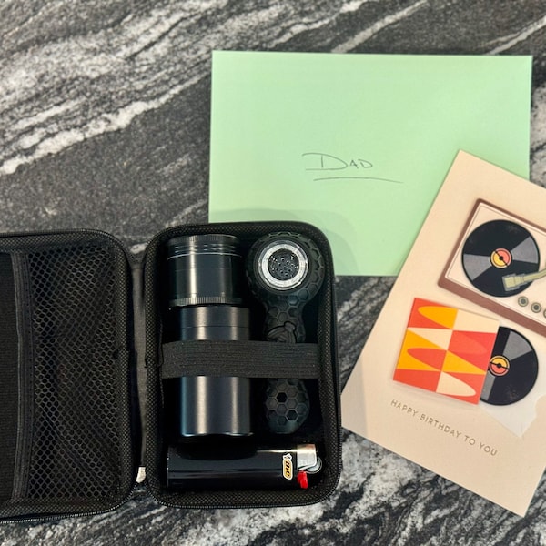 Smoking Bowl Kit | 4 Piece Metal Grinder | Pipe Grinder Set | Stash Box ...