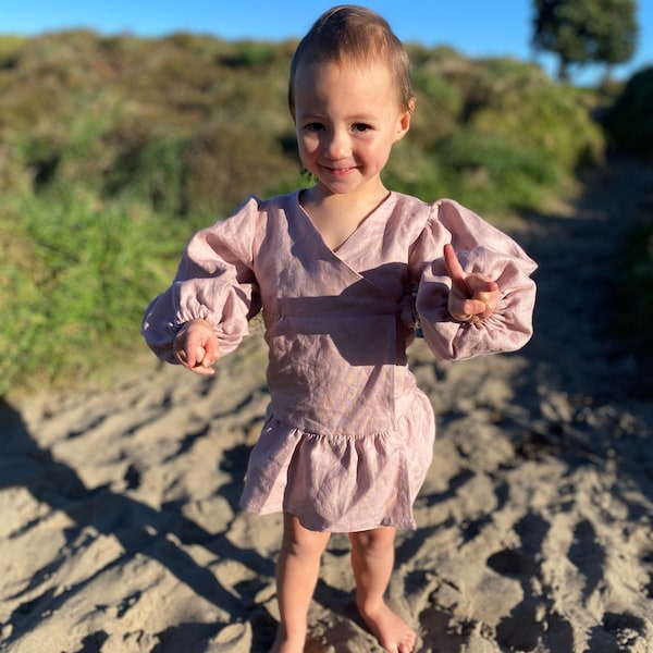 Wrap Dress Sewing Pattern / Front Button Dress Sewing Pattern / PDF ...