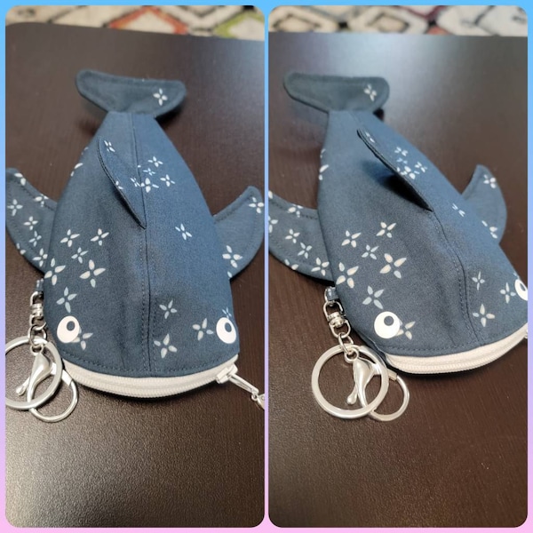 Whale Shark Airpods Case, Air-pod Pro Zipper Keychain Case, Apple ...