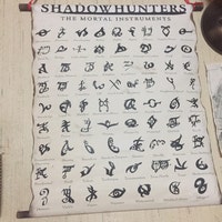 SHADOWHUNTERS All Runes the Mortal Instruments Books Runes by - Etsy ...