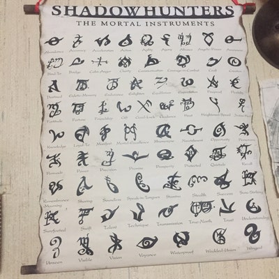 SHADOWHUNTERS All Runes, the Mortal Instruments Books Runes by ...