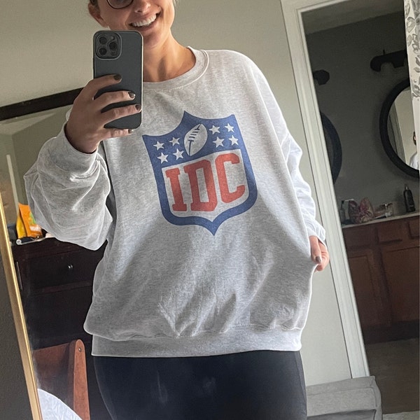 Football Sweatshirt / Sports Sweatshirt / Graphic Sweatshirt / IDC - Etsy