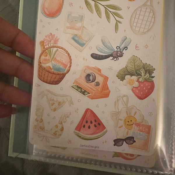 Sticker Sheet Art Lover Sticker | Art Supplies Sticker Sheet | Artist ...