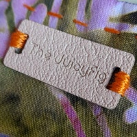 Personalised 28mm X 12mm Rectangle Faux Leather Labels. Custom - Etsy UK