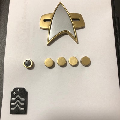 Starfleet Comm Badge Ds9/voyager/tng Movies/picard - Etsy