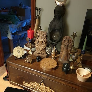 Trithemius Table of Practice 9 Engraved, Solid Wood English Archangels ...