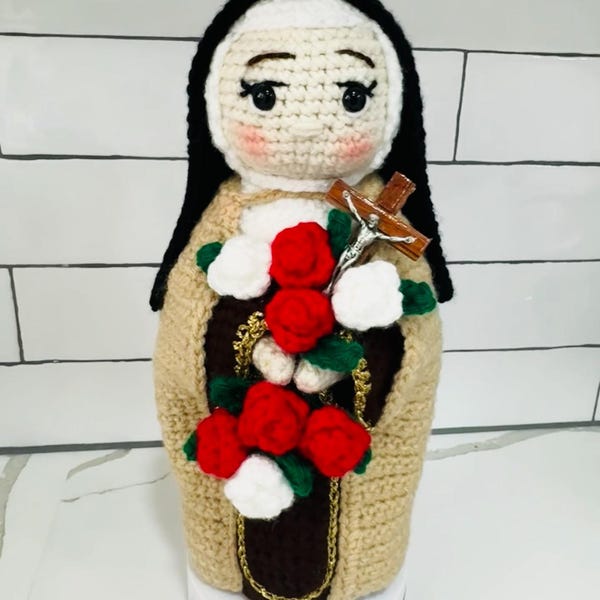 Crochet Catholic Saints - Santa Clara, Santa Catarina and Santa ...