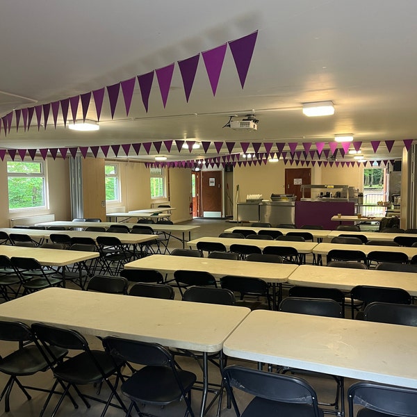 Build Your Own Bunting Banner | Personalised Plain Colour Flags | 21cm ...