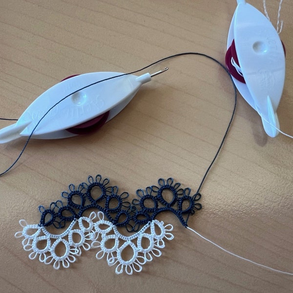 Doily Tatting Pattern - Placemat Pattern - Needle Tatting Lace ...