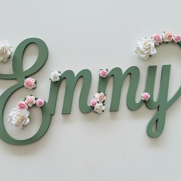 Large Name Sign, Large Name Sign for Nursery, Large Wall Art, Large ...