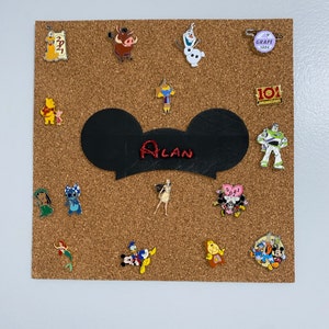 Disney Pin Collector Board Disney Pins Cork Board Cork Pin Collecting ...