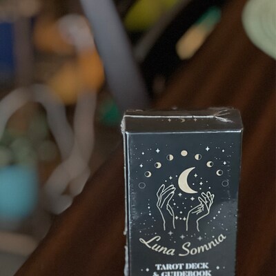 Luna Somnia Tarot Deck With Guidebook & Box 78 Cards Full Deck Moon Dreams Starry Magic ...