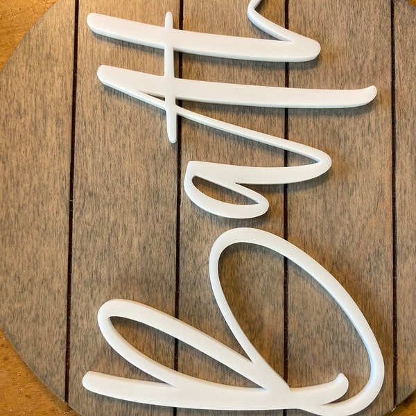 3D Lettered Shiplap Bath Sign - Etsy
