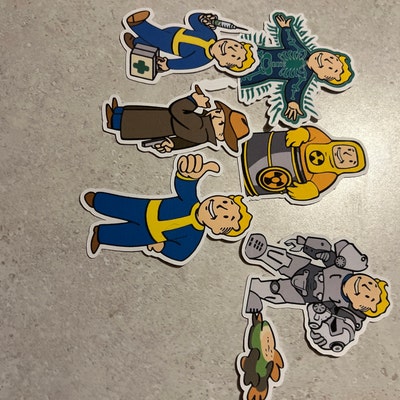 Fallout Stickers Fallout Perk Pack - Etsy