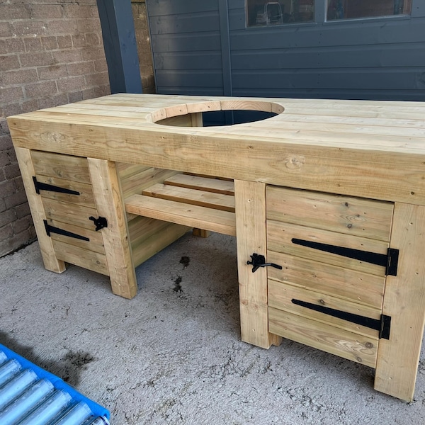 Modular Corner Drinks Bar and Pizza Bbq Table With Stools - Etsy UK