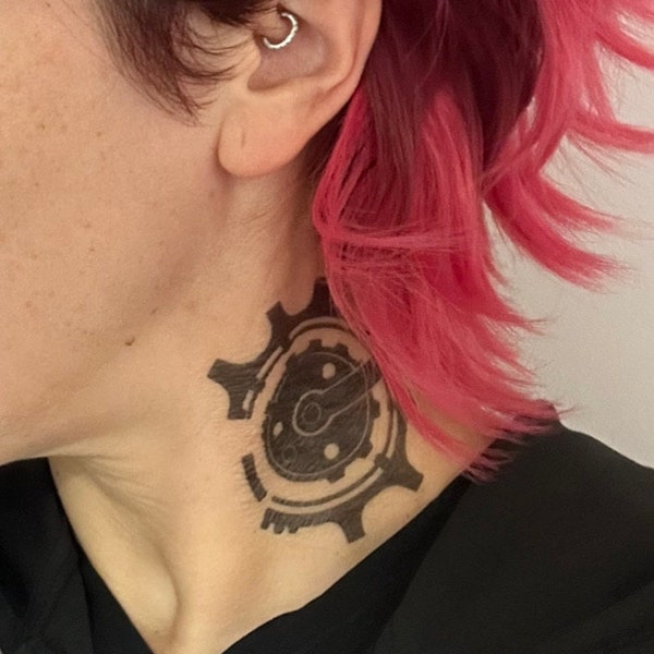 FULL SIZE Vi Cosplay Temporary Tattoo Set - Etsy