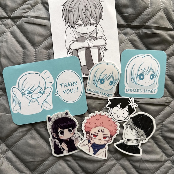 Cute Chibi S.ukuna Vinyl Sticker | Waterproof, Fadeproof, Scratch ...