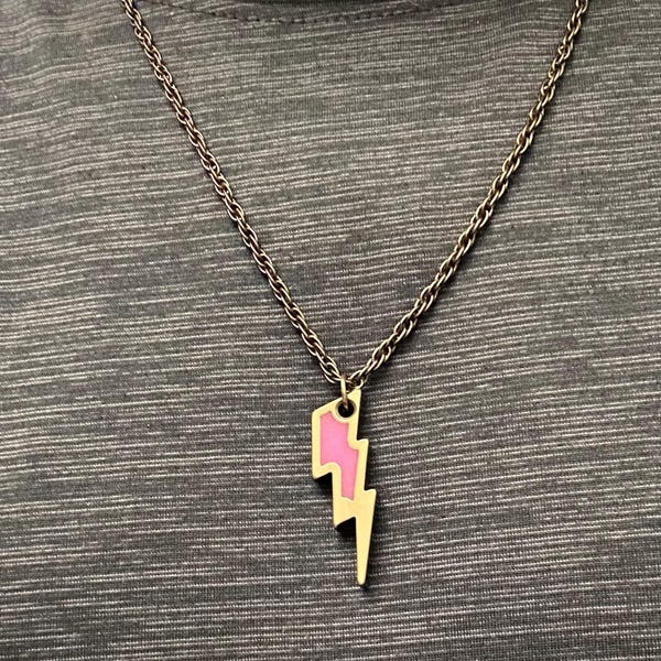 Modern EMPTY TOMB Necklace in Sterling Silver or Gold Overlay ...