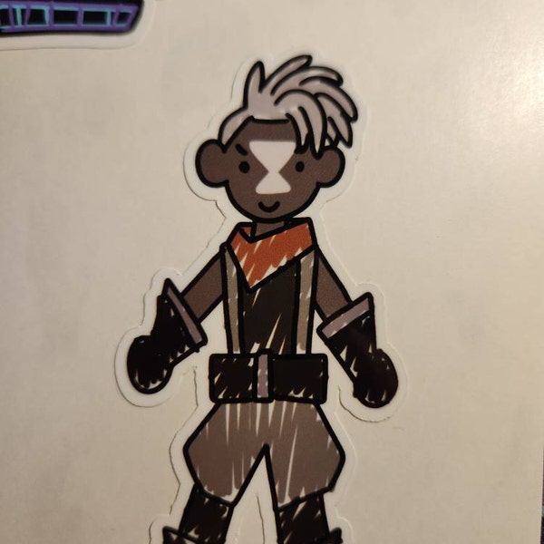 Jayce Scribble Sticker - Arcane - Etsy