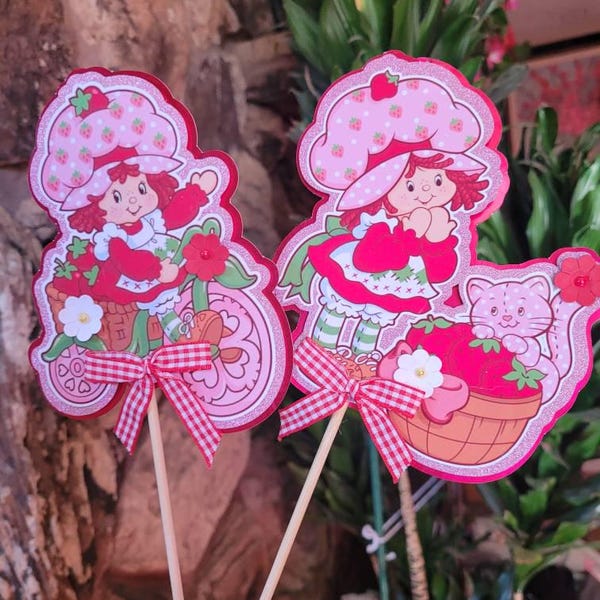 Cake Topper of Labub and Cupcakes Toppers - Etsy