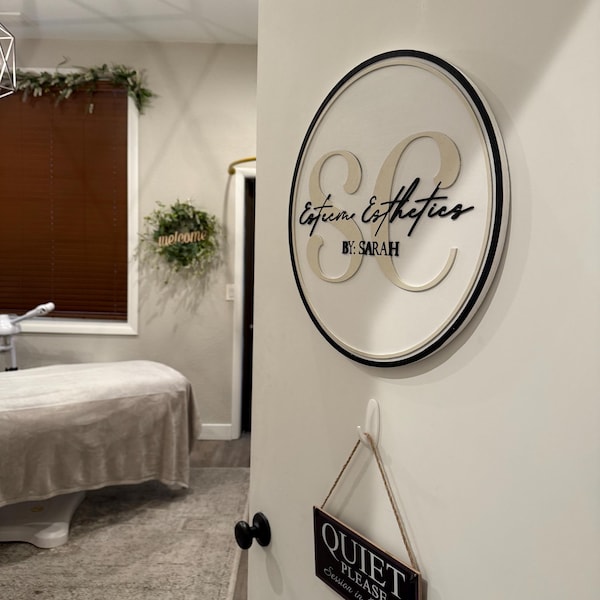 Custom Wooden Metal Wrapped Winery Sign Engraved Logo Vineyard ...