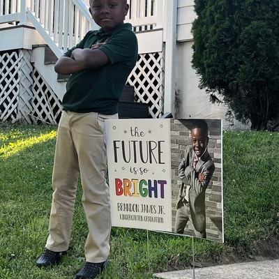 Middle School Graduation Yard Sign, Graduation Party Decor ...