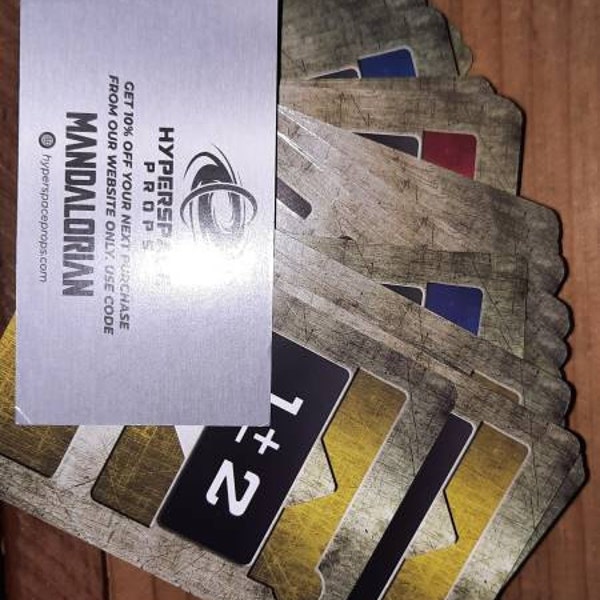 Pazaak Card Deck | 2 Side Decks Included | Star Wars Knights of the Old ...